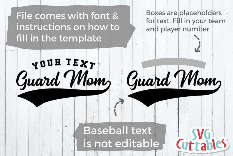 Color Guard svg - Color Guard Mom Template 0017 - svg - dxf - eps - pn ...