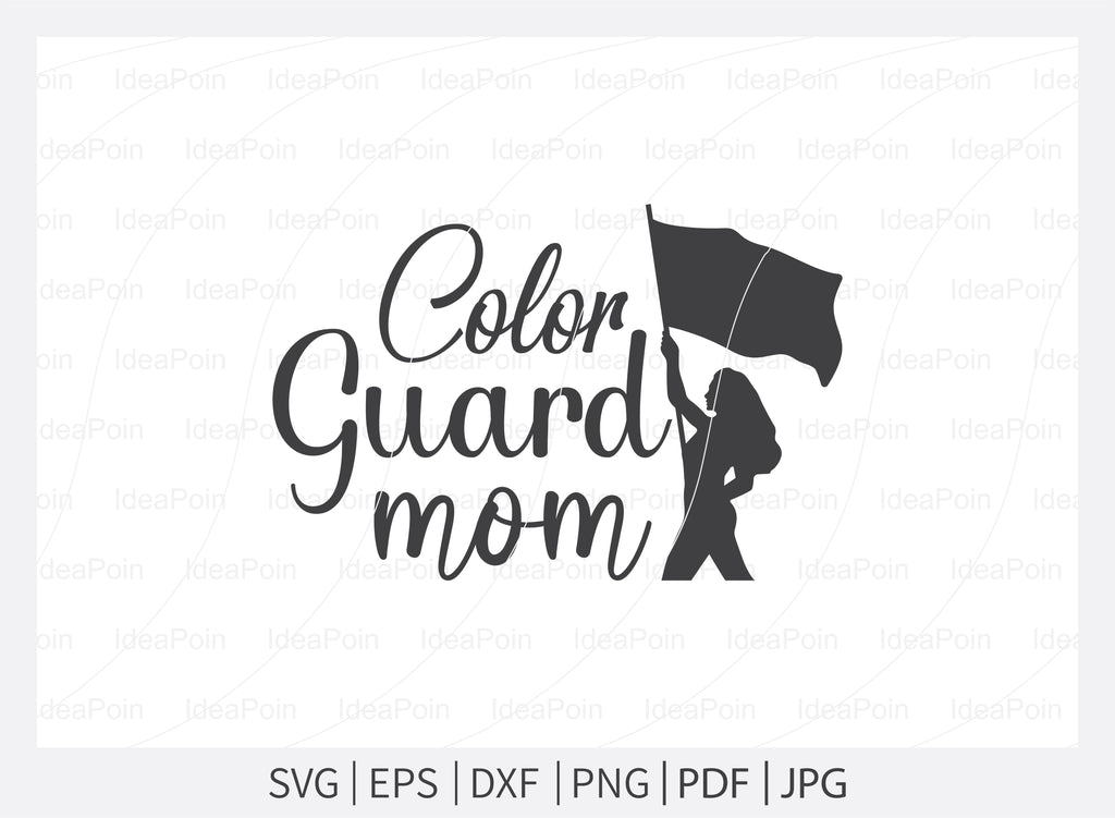 Color Guard SVG File, Marching Band svg, Color Guard Flag Svg, Band ...