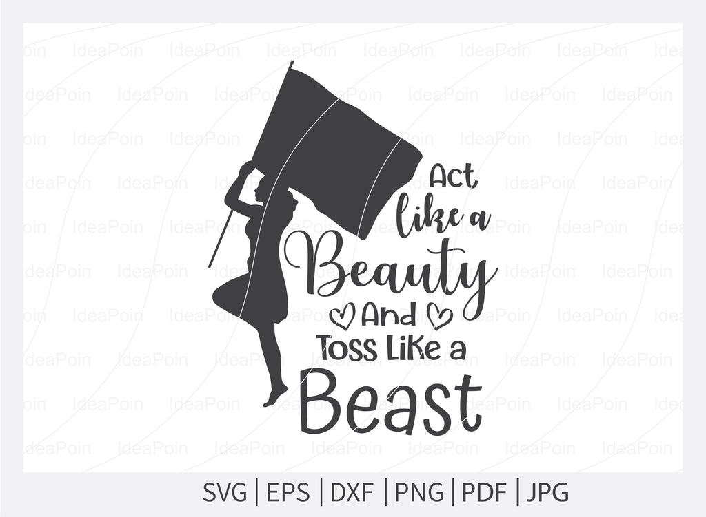 Color Guard SVG File, Marching Band svg, Color Guard Flag Svg, Band ...