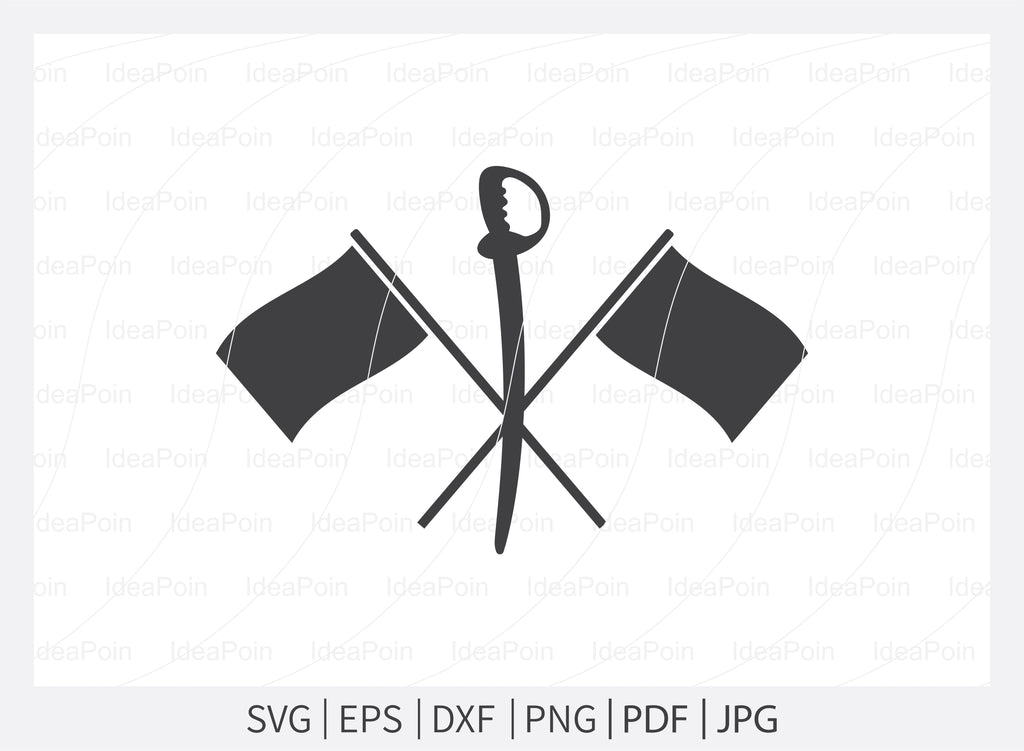 Color Guard Sabre Clip Art