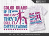 Color Guard They'd Call It Cheerleading SVG Bundle, Marching Band Svg ...