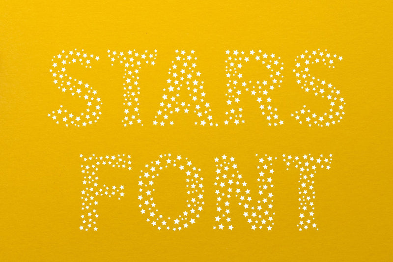 Color Stars Font - So Fontsy