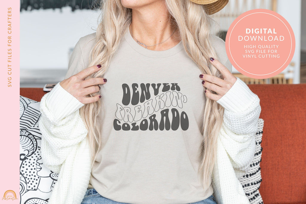 Colorado SVG File Denver Freakin Colorado Shirt Design HM - So Fontsy