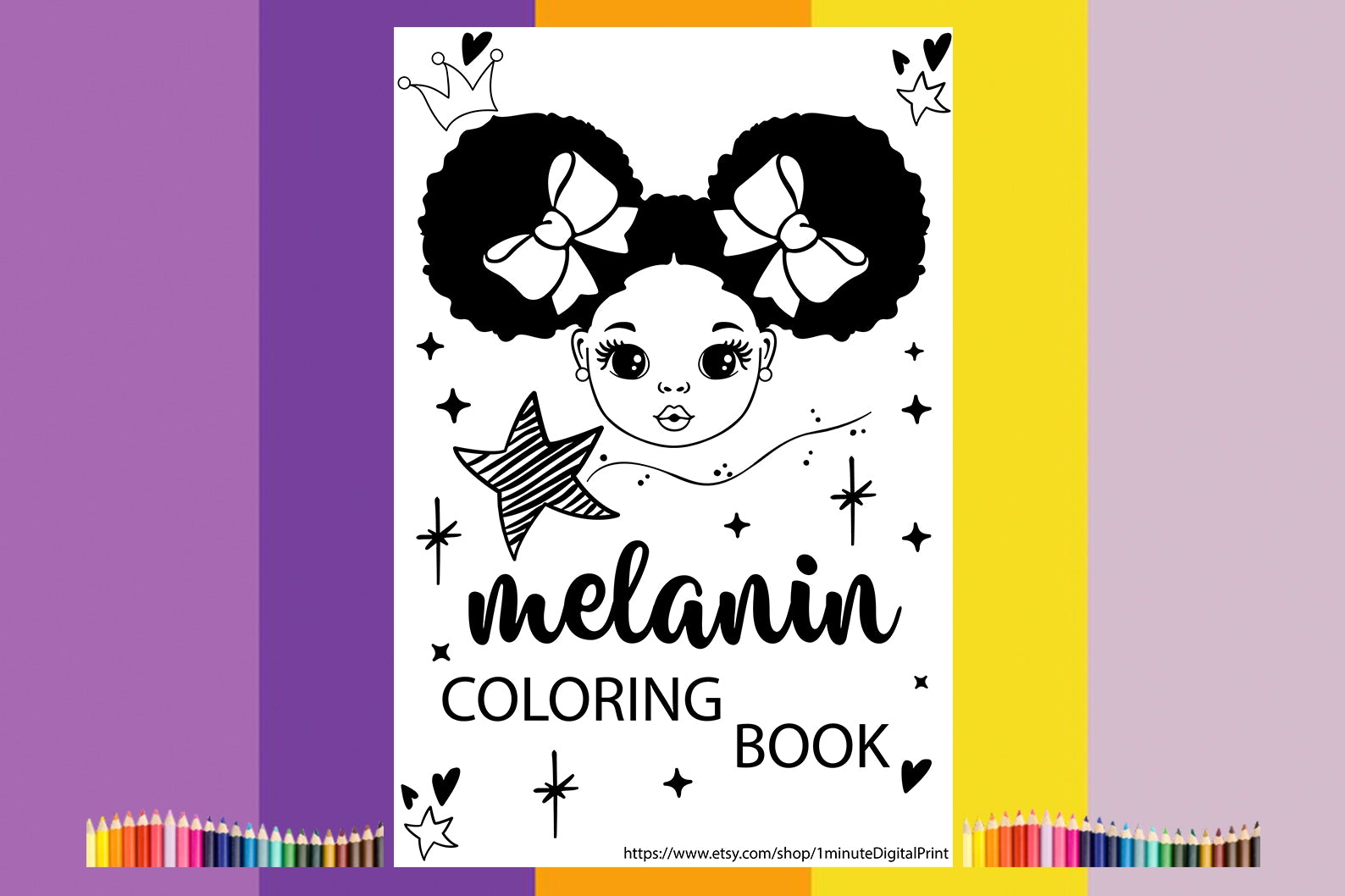 afro coloring pages
