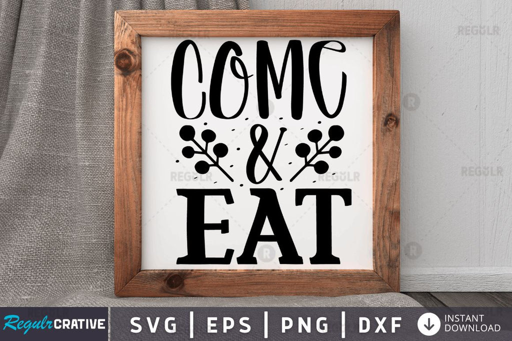 Come and eat SVG - So Fontsy