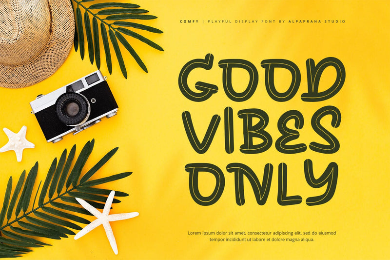 Comfy - Playful Display Font - So Fontsy