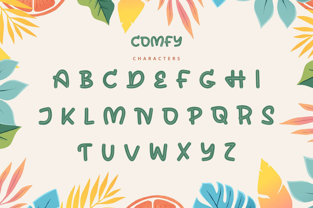Comfy - Playful Display Font - So Fontsy