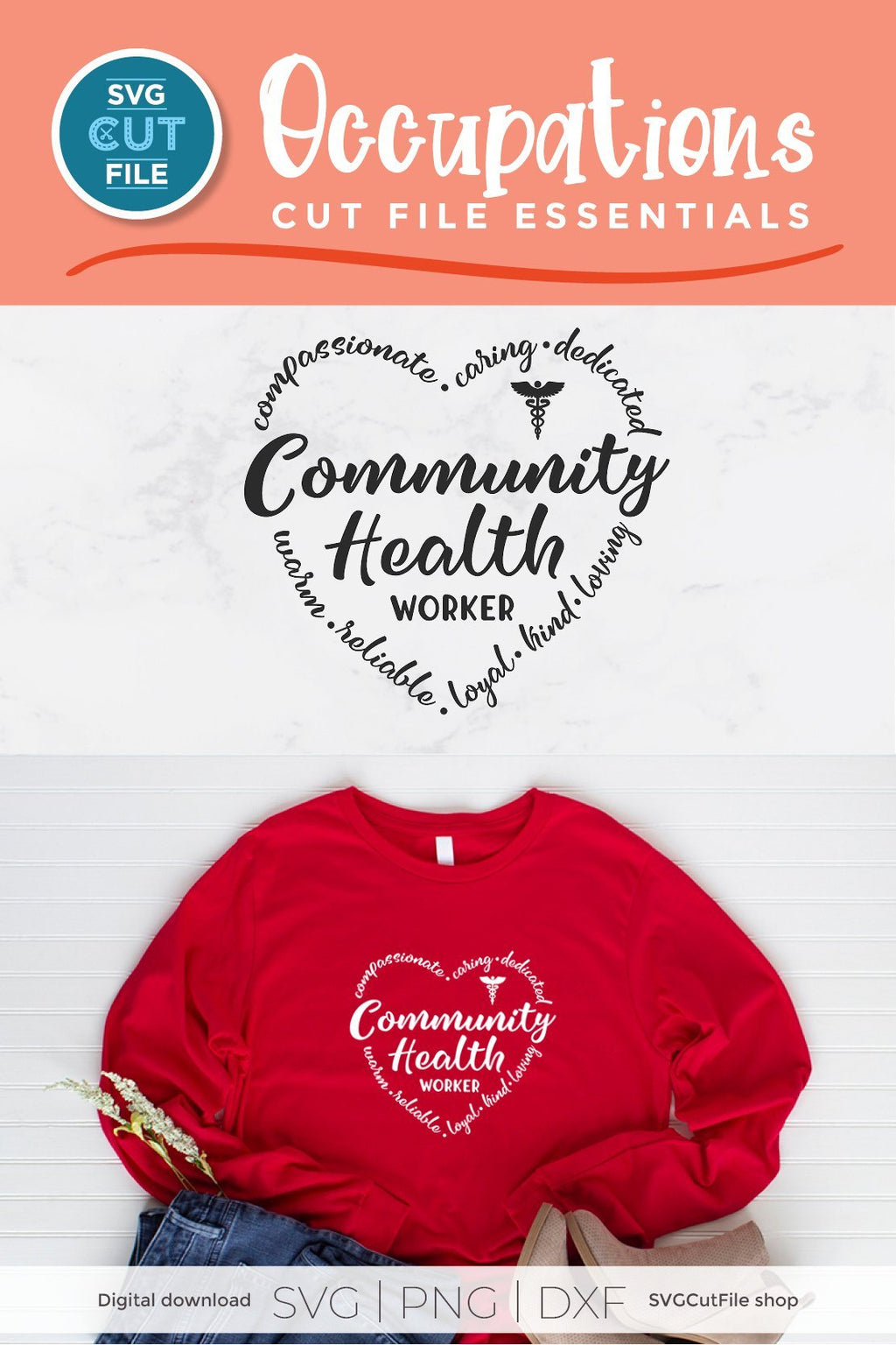 Community Health worker svg, health care worker svg, essential ...