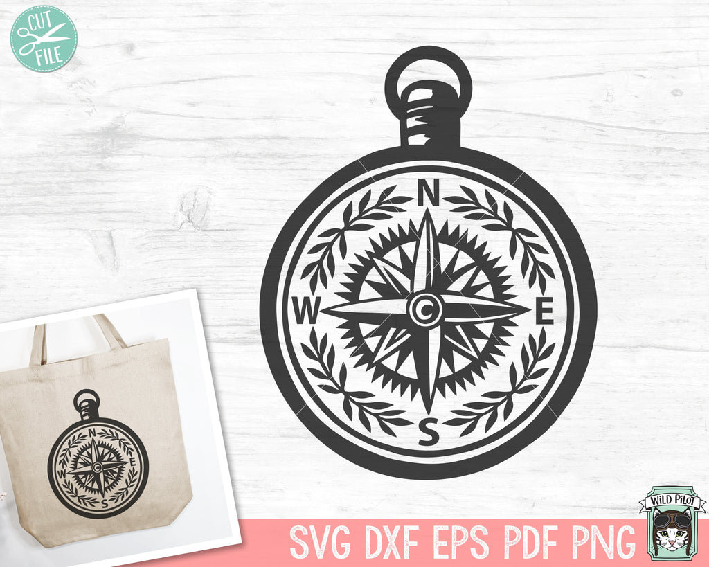 Compass SVG, Compass Cut File, Adventure SVG, Camping svg, Hiking svg ...