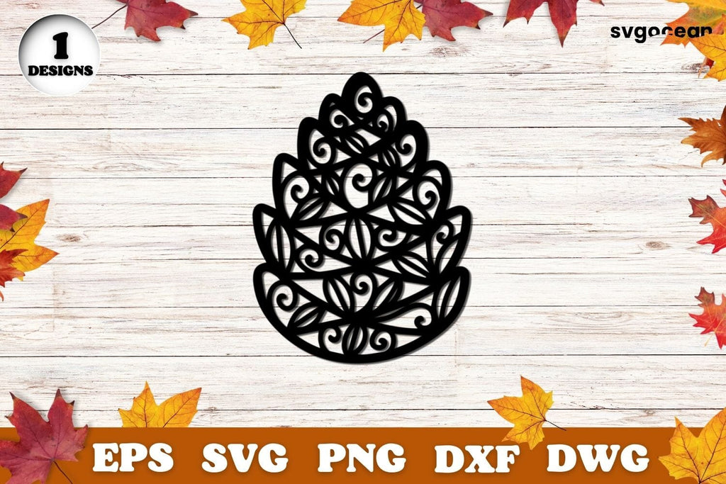 Cone Mandala | Mandala | Silhouettes Cut Files - So Fontsy