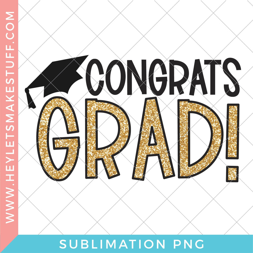 Congrats Grad Sublimation - So Fontsy