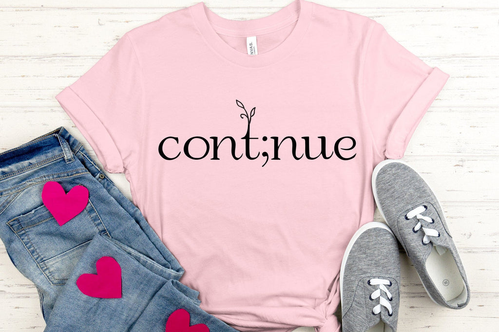 Cont;nue SVG | Mental Health SVG Design - So Fontsy