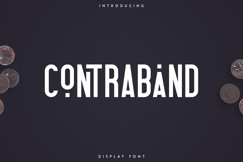 Contraband - Display font - So Fontsy