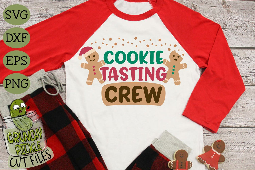 Cookie Tasting Crew Christmas SVG File - So Fontsy