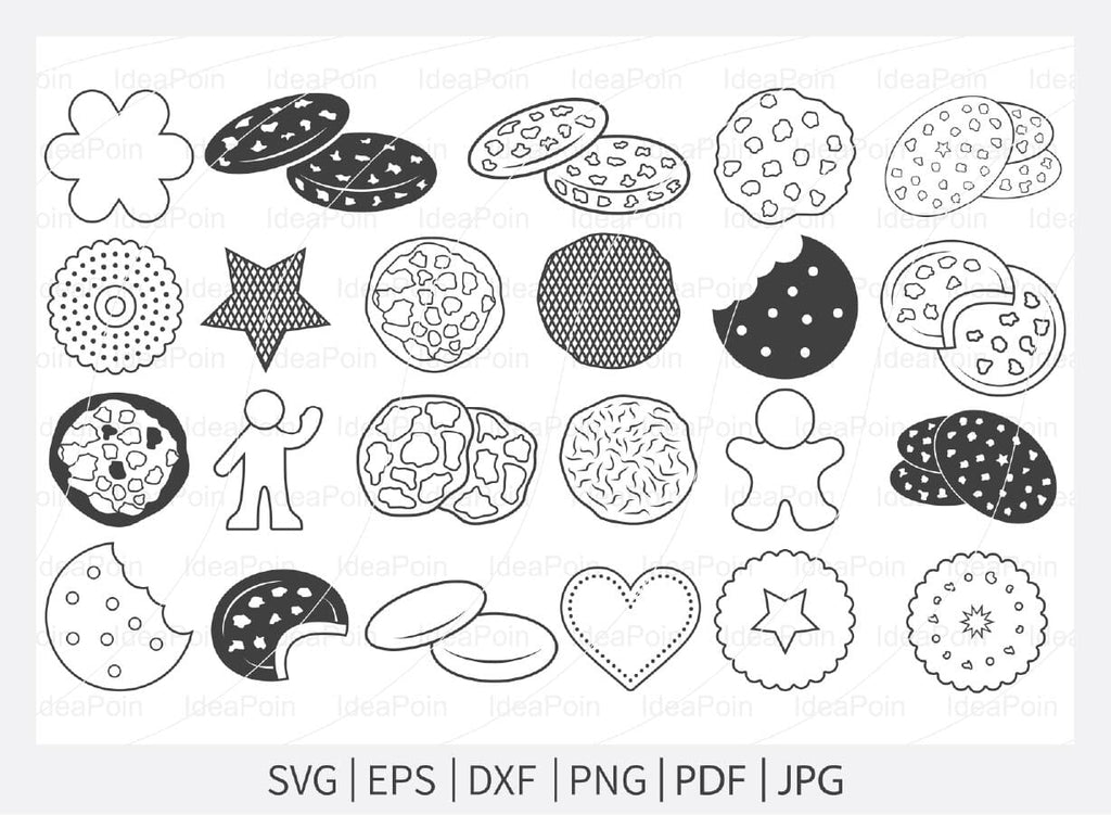 Cookies Svg, Tasty bakery Svg, Baking Svg, Christmas cookie Svg ...
