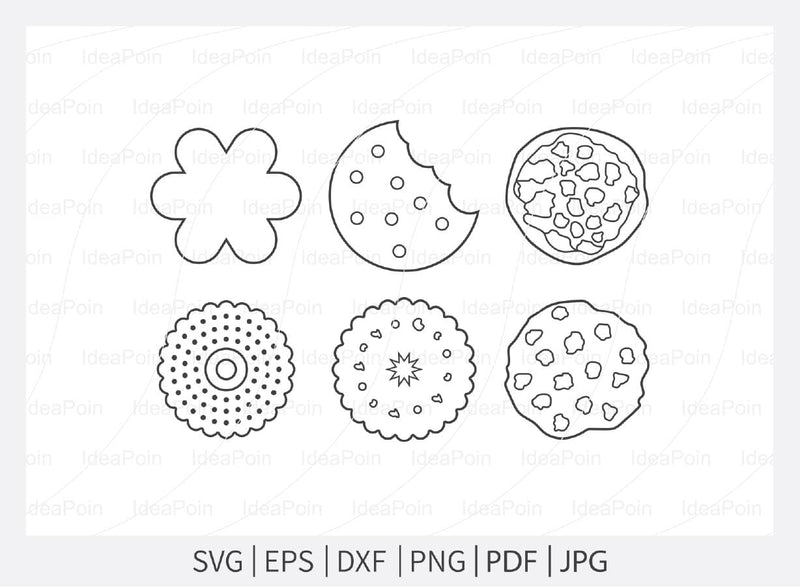 Cookies Svg, Tasty bakery Svg, Baking Svg, Christmas cookie Svg ...
