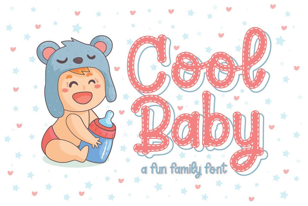 Cool Baby - A Fun Family Font - So Fontsy
