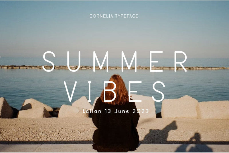 Cornelia - Elegant Sans Serif Font - So Fontsy