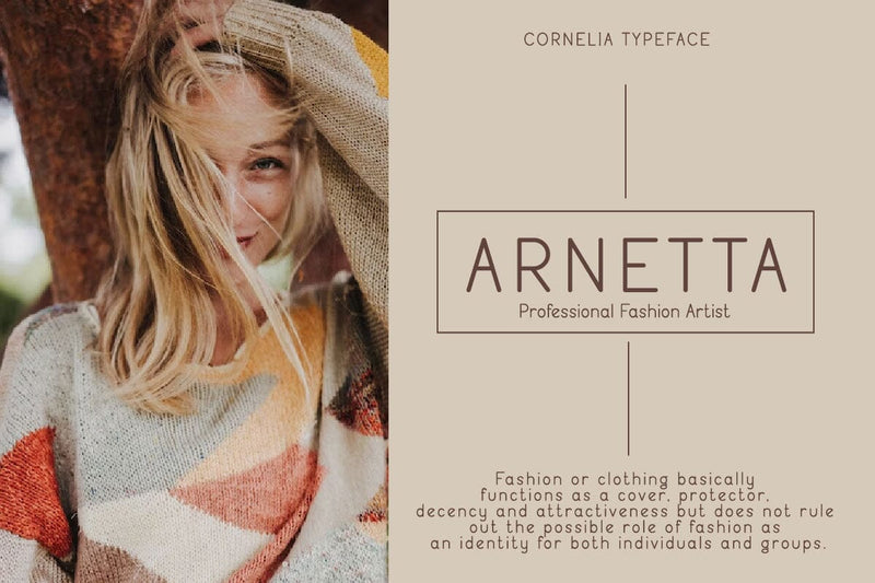 Cornelia - Elegant Sans Serif Font - So Fontsy