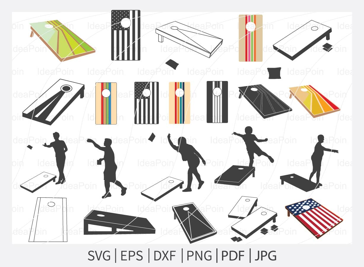 Cornhole Game Clip Art