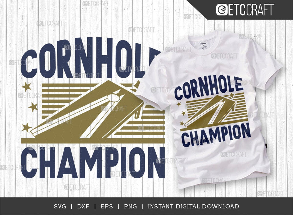 Cornhole Champion SVG Bundle, Cornhole Player Svg, Cornhole game Svg ...