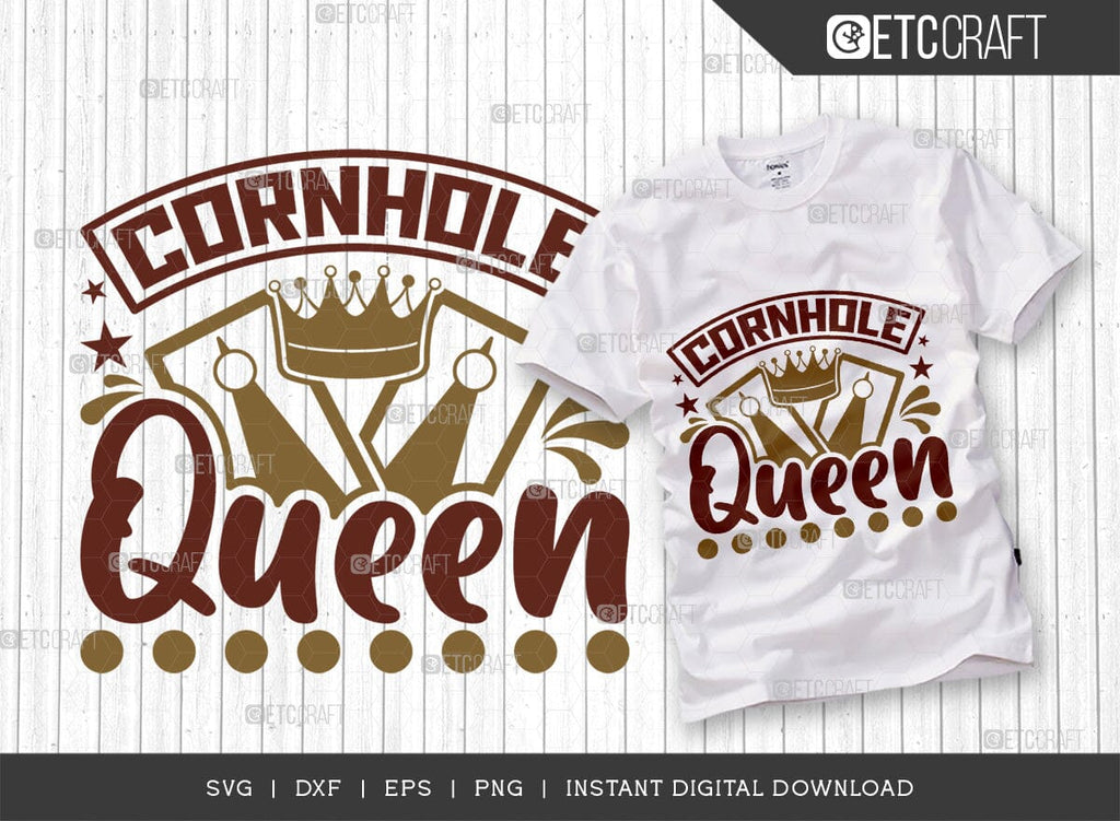 Cornhole Queen SVG Bundle, Cornhole Player Svg, Cornhole gam Svg, Corn ...