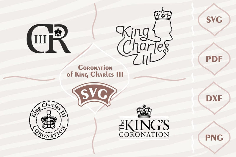 Coronation of King Charles III- SVG bundle - So Fontsy