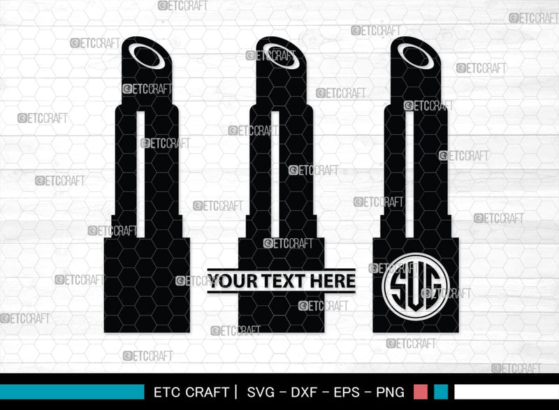 Cosmetics Bundle Monogram, Cosmetics Bundle Silhouette, Cosmetics Svg ...