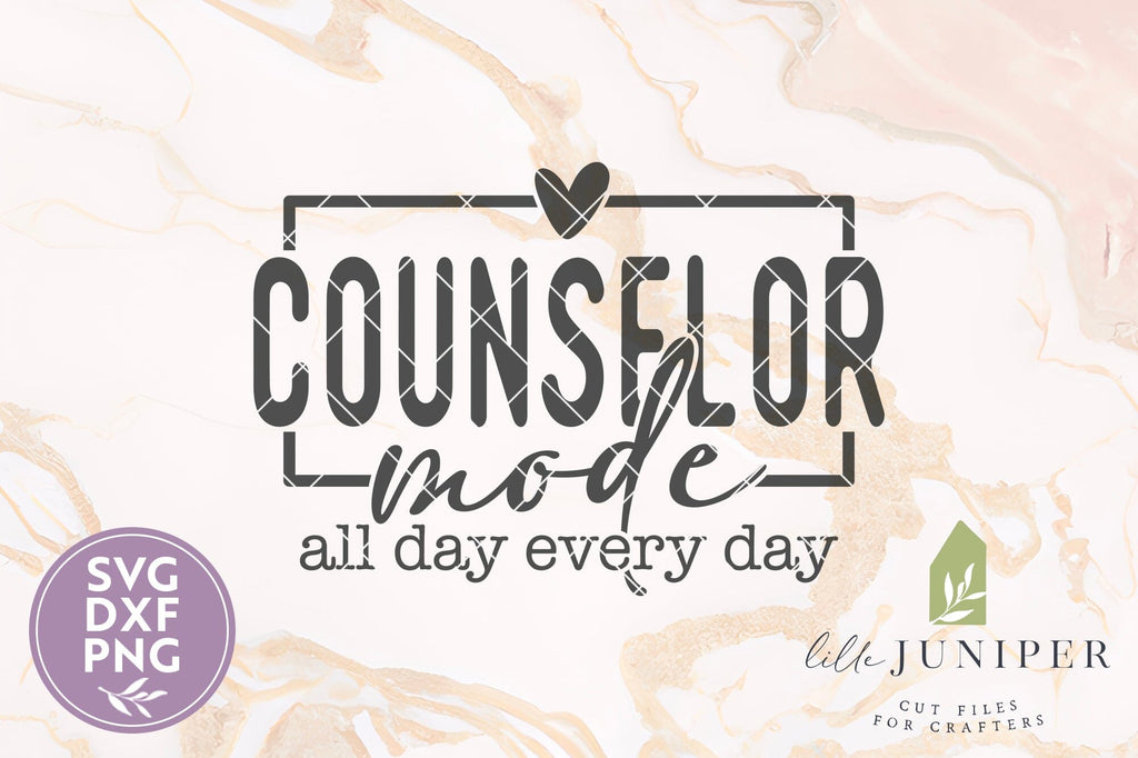 Counselor Mode SVG, School Guidance Counselor Shirt SVG, Back to School ...