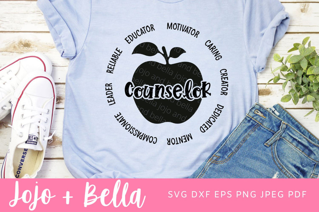 Counselor Svg, School Counselor Svg, Counselor Cut File, Back to School ...