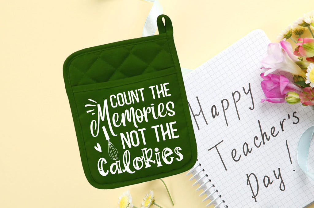 Count the memories not the calories SVG Design - So Fontsy