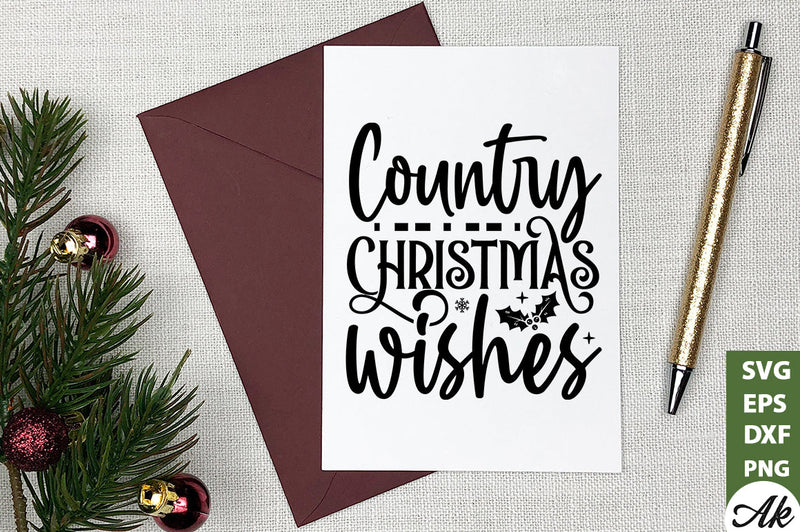 Country Christmas SVG Bundle - So Fontsy