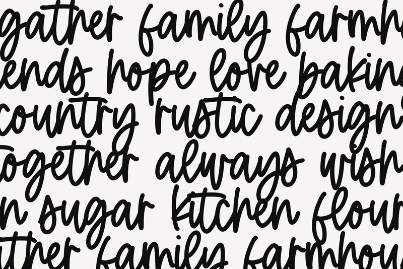 Country Fields - A Handwritten Script Font - So Fontsy