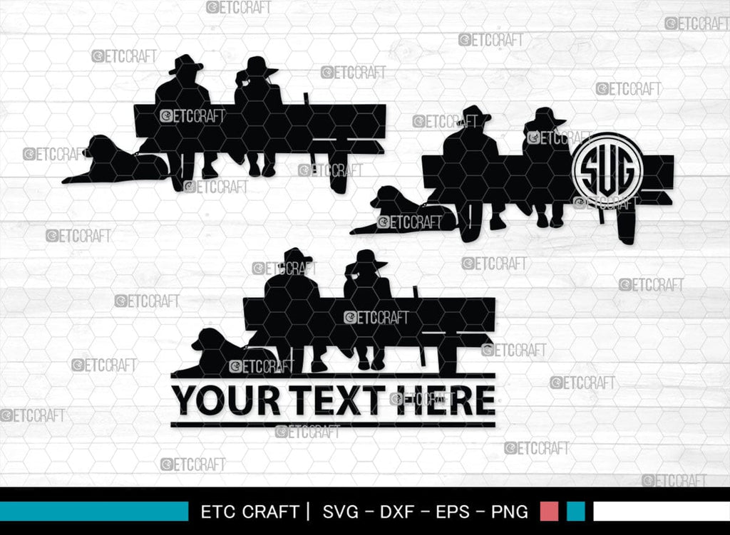 Couple On A Bench Silhouette, Couple On A Bench SVG, Bench Svg, Couple ...