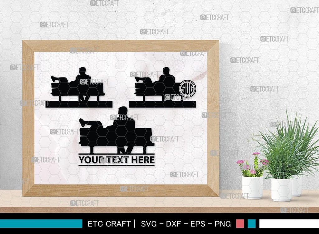 Couple On A Bench Silhouette, Couple On A Bench SVG, Bench Svg, Couple ...
