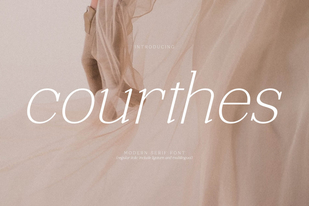 Courthes Typeface - So Fontsy