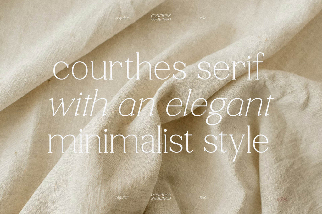 Courthes Typeface - So Fontsy