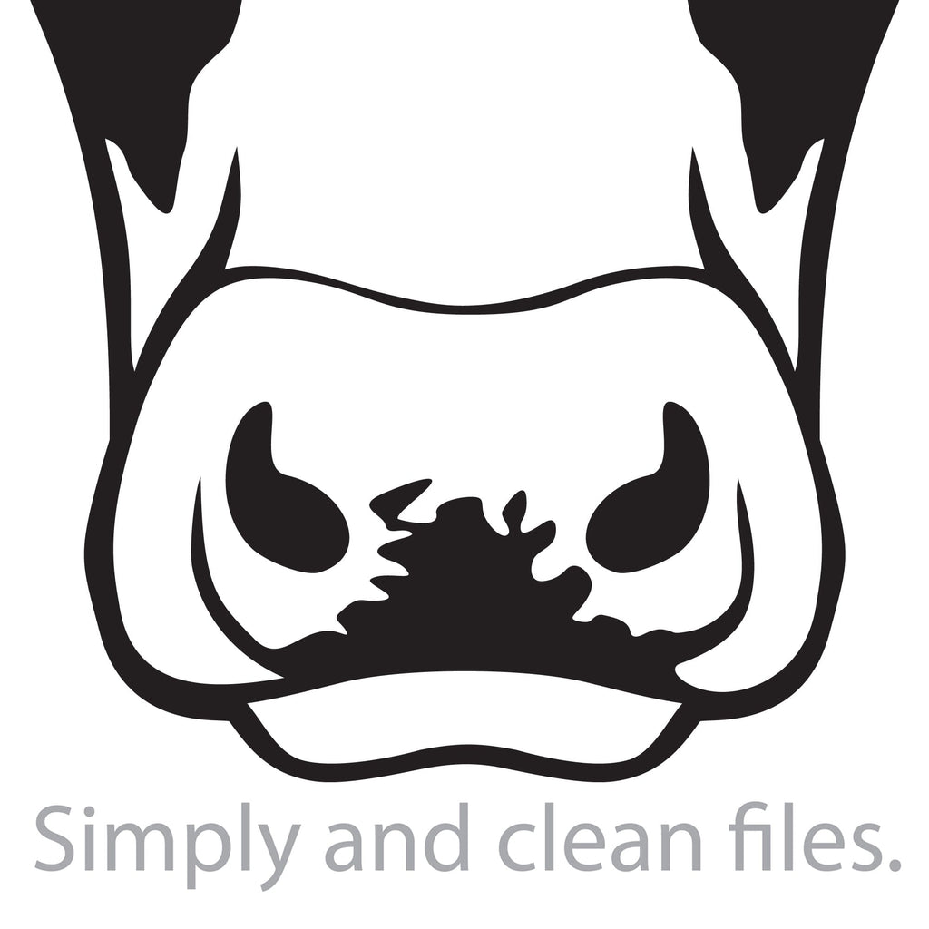 Cow face. Cut files for Cricut. Clip Art (eps, svg, pdf, png, dxf, jpeg ...