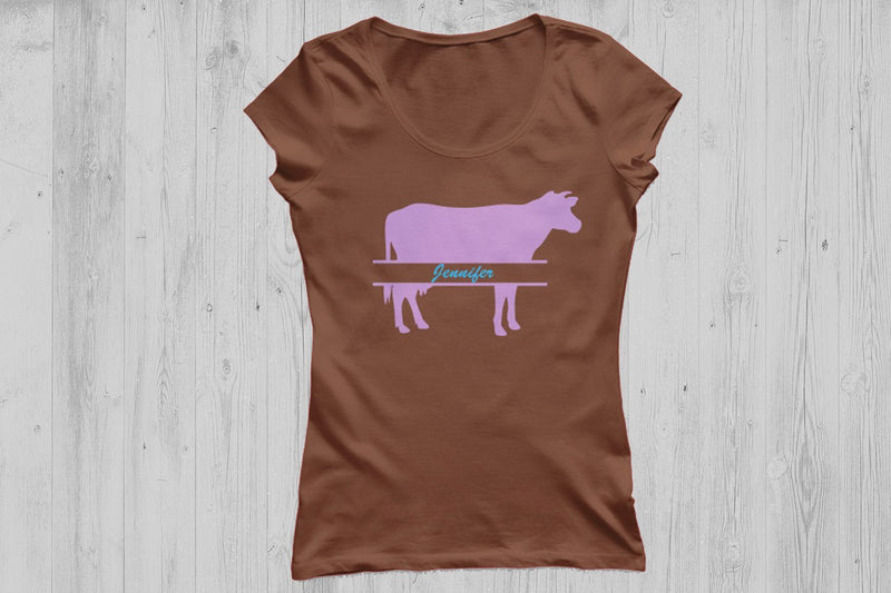 Cow Monogram| Farm Animals SVG Cut Files - So Fontsy