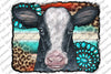 Cow Serape Leopard Background Png, Farm Animal Png, Cow Png, Turquoise ...