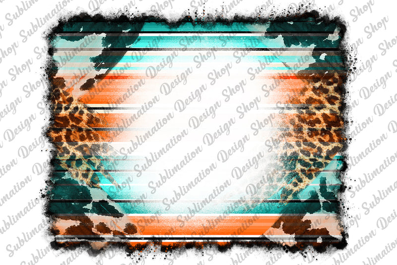 Cowhide Leopard Serape Background With Bleach Effect, Leopard ...