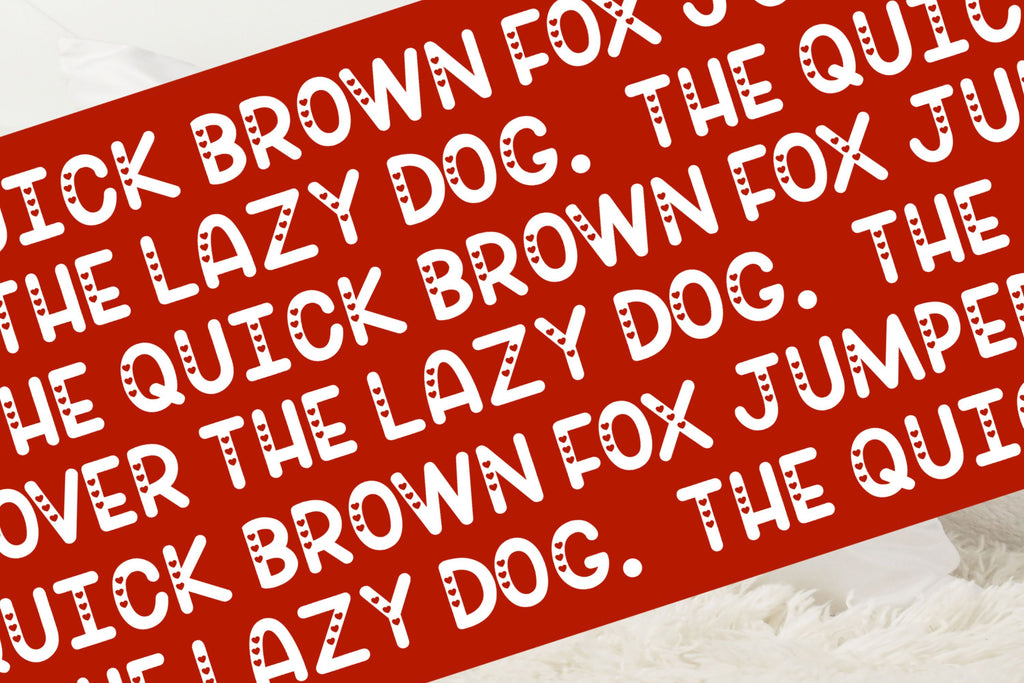 Cozy Hearts - A bolder version of my Cozy Caps font with and without h ...