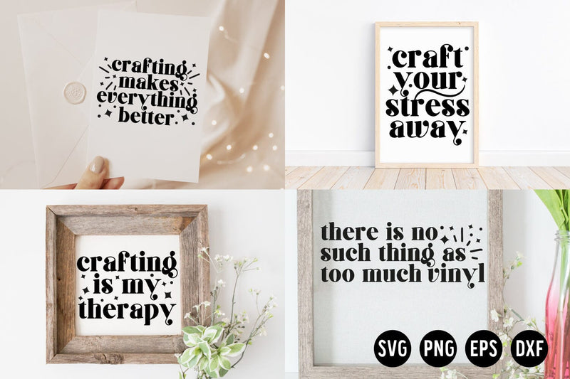 Craft Quotes Mini SVG Bundle - So Fontsy