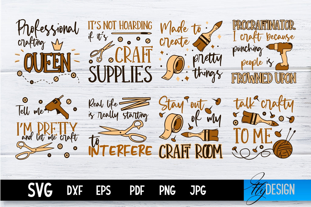 Crafting SVG Bundle | Crafting Design | Crafts SVG v.2 - So Fontsy