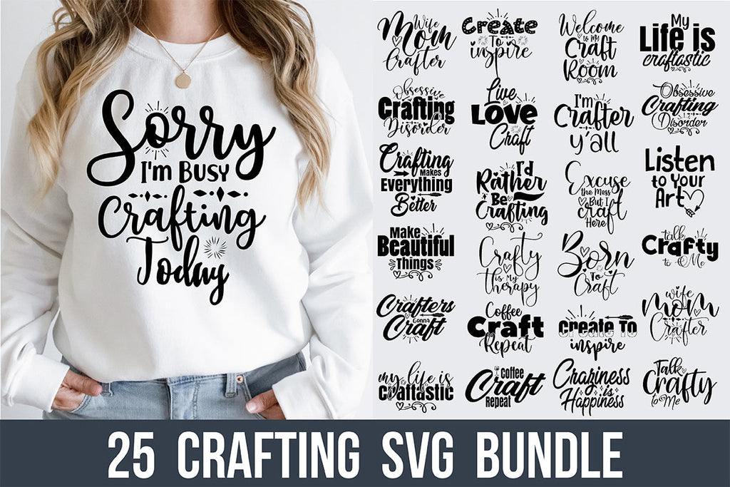 Crafting SVG Bundle - So Fontsy