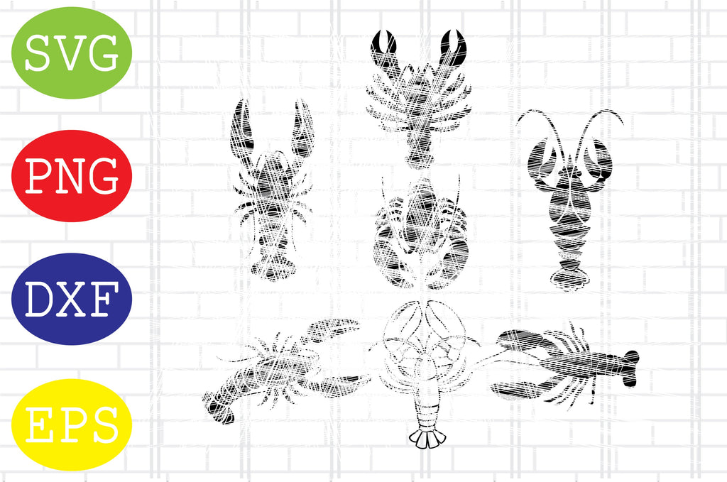 Crawfish SVG Bundle, Crayfish svg, Crawfish Boils vg, Crawfish dxf ...