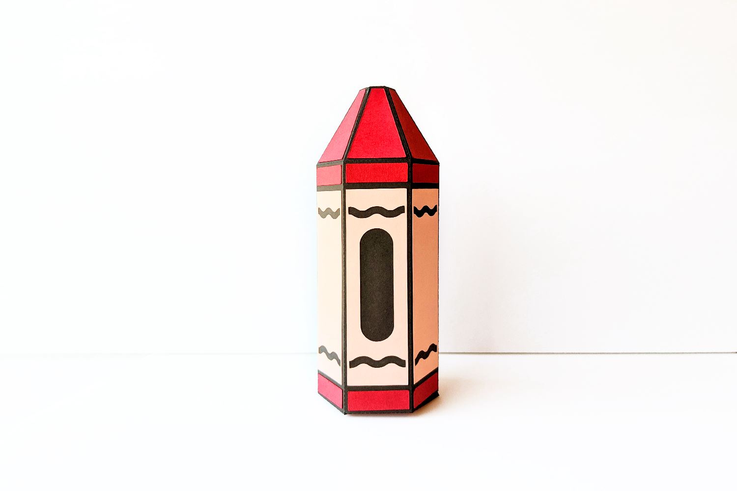 Crayon Hexagon Gift Box SVG - So Fontsy