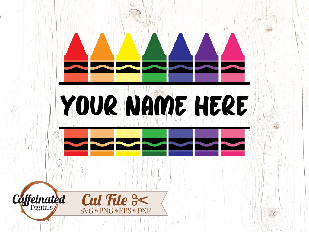 Crayon Monogram SVG - So Fontsy