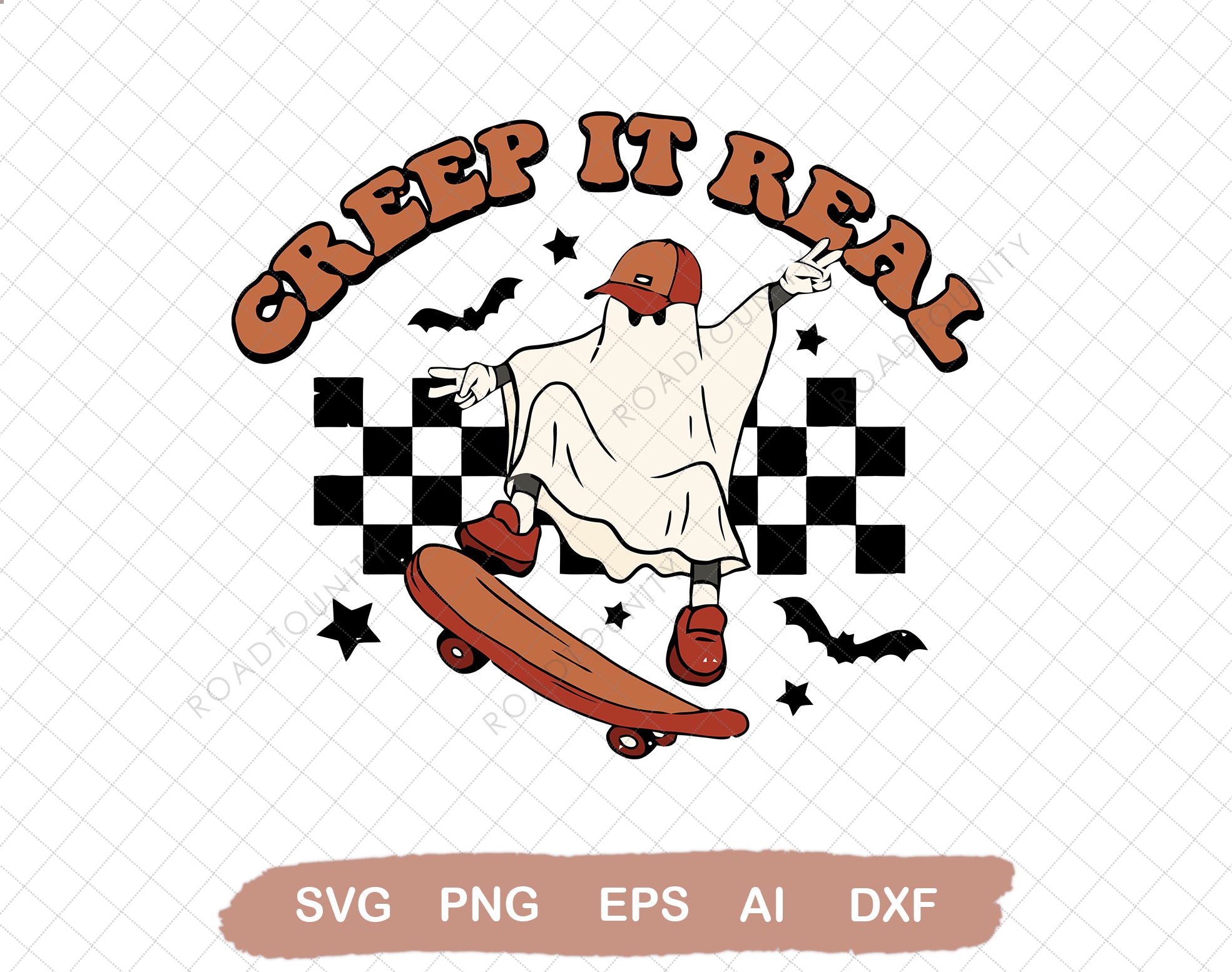 Creep It Real Svg file, EPS file PNG file JPG file, Instant Digital ...