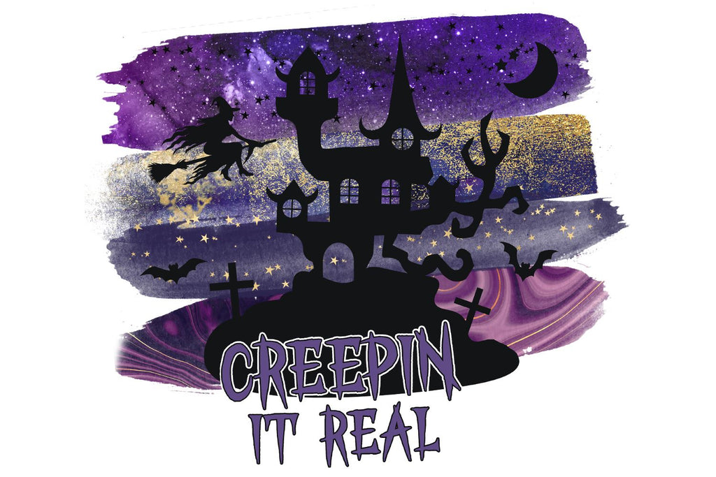 Creepin It Real PNG | Halloween Sublimation Design - So Fontsy